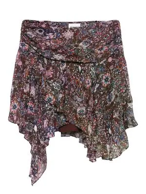 MARANT ETOILE Berenicia Mini Skirt - Red