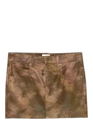 Isabel Marant Kimmy Mini Skirt - Brown