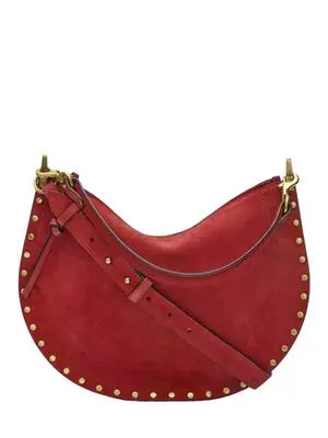 Isabel Marant Oskan Soft Zip Shoulder Bag - Red