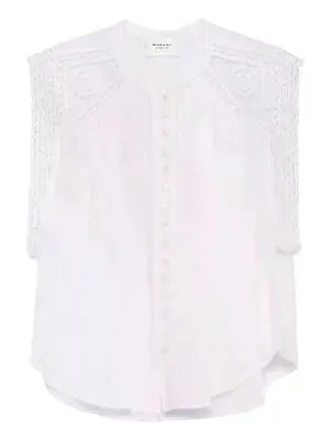 MARANT ETOILE Gresia Top - White