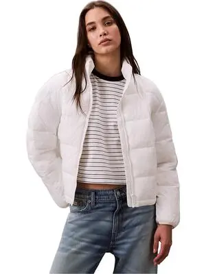 Calvin Klein Lightweight Puffer Jacket - Snow White