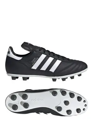 Adidas Copa Mundial Firm Ground Cleats - Core Black / Cloud White / Silver Metallic