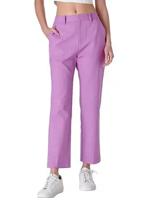 English Factory Slim Cigarette Trousers - Lilac