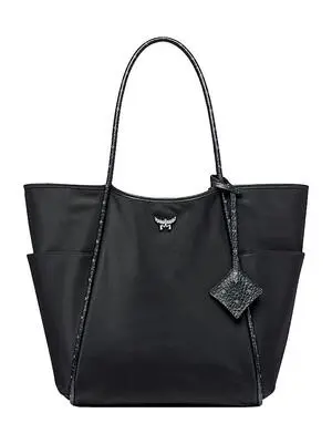 Mcm Aren Shopper Tote - Black