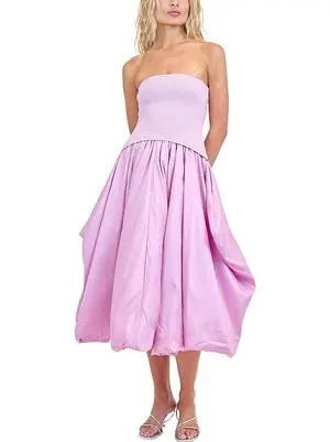 Simkhai Izzy Sleeveless Midi Dress Orchid