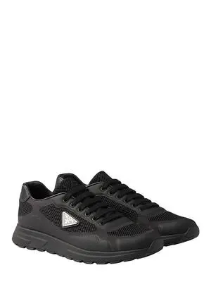 Prada Prax 01 Fabric Sneakers - Black