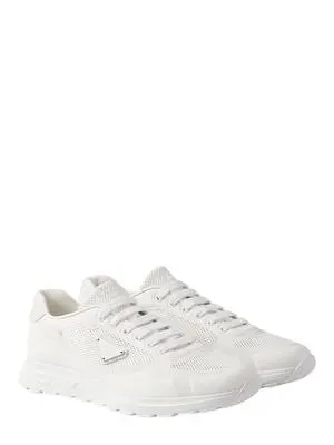 Prada Prax 01 Fabric Sneakers - White