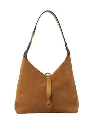 Chloé Marcie Small Hobo Bag Gold Khaki