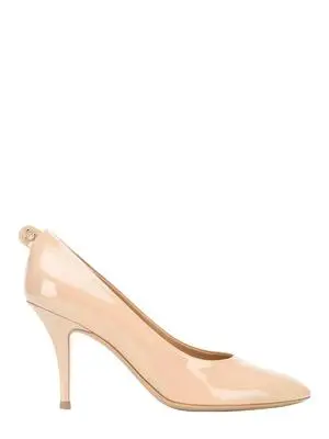 FERRAGAMO Gancini Pointed-toe Pumps - Neutrals
