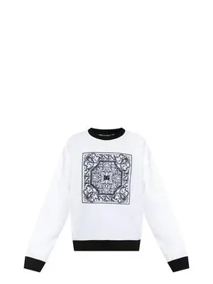 Dolce & Gabbana Baroque-print Sweatshirt - White