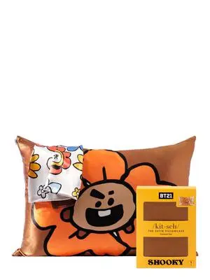 KITSCH Bt21 X Shooky Satin Pillowcase - One-color