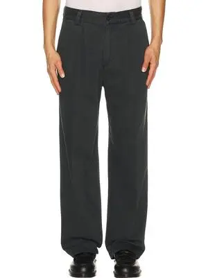 AGOLDE AGOLDE Slater Pleated Twill Trousers Cedar
