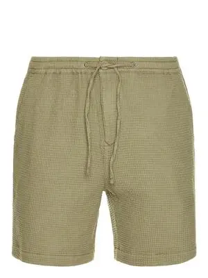 Barbour Sandwood Waffle Short - Light Moss