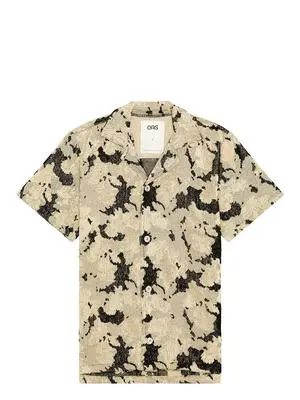 Oas Jura Contaste Cuba Terry Shirt In Beige - Multi