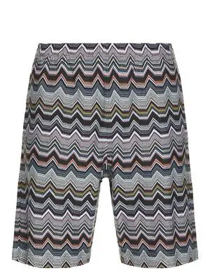Missoni Striped Cotton Shorts - Multicolor
