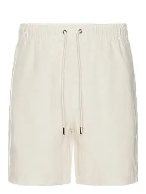 Onia Air Linen Pull On Short - Stone