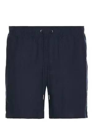 Onia Air Linen Pull On Short 6 - Deep Navy