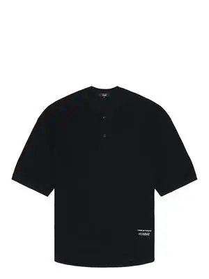 Comme Des Garçons Waffle Tee - Black
