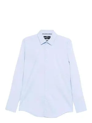 BOSS Long-sleeved Button-up Shirt - Blue