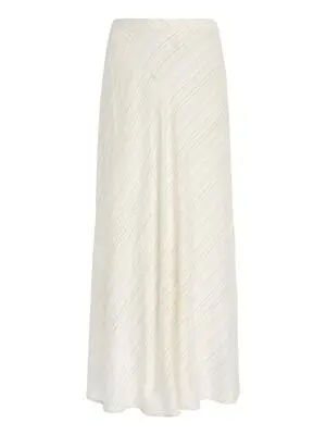 PROENZA SCHOULER WHITE LABEL Kaia Striped Woven Skirt