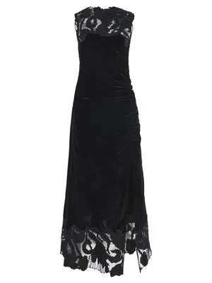 ULLA JOHNSON Rosaria Lace-Trimmed Dress