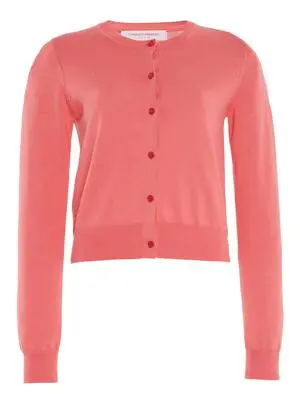 CAROLINA HERRERA Signature Silk-Cotton Cardigan