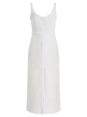 Giambattista Valli Floral Macrame Dress - Ivory