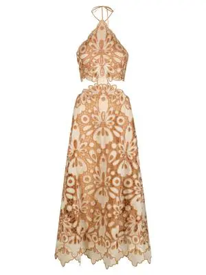 Johanna Ortiz Morning Groove Maxi Dress - Neutral