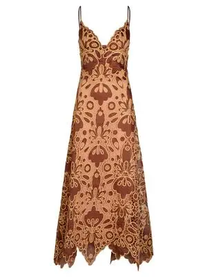Johanna Ortiz Day Rhythms Cotton Maxi Dress - Multi