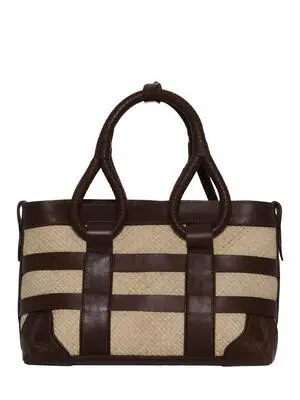 Johanna Ortiz Heritage In Motion Mini Braided Tote Bag - Brown