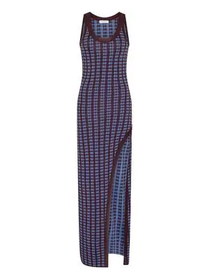 Rabanne Jacquard Knit Maxi Dress - Multi