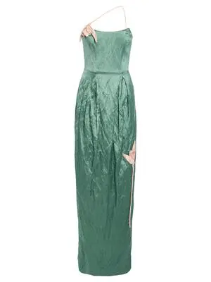 Erdem Appliquéd Gown - Green