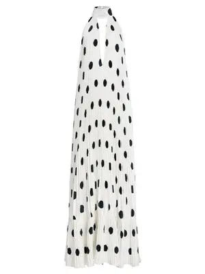 L'IDEE Libertie Pleated Gown Print