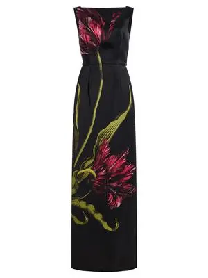 Erdem Print Column Gown - Floral