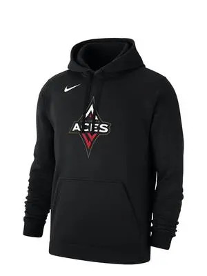 Nike Las Vegas Aces Club Wnba Fleece Pullover Hoodie - Black