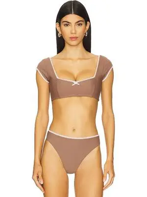 Lpa Drizella Top - Light Brown