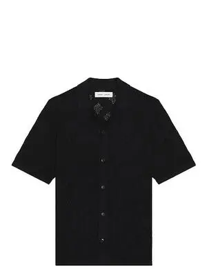 SAMSOE SAMSOE Sadamien Shirt In Navy - Salute
