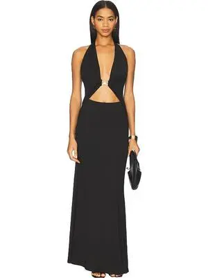 RUNAWAY THE LABEL Halston Maxi Dress - Black