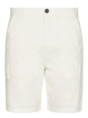 Barbour Twill Cargo Short - Whisper White