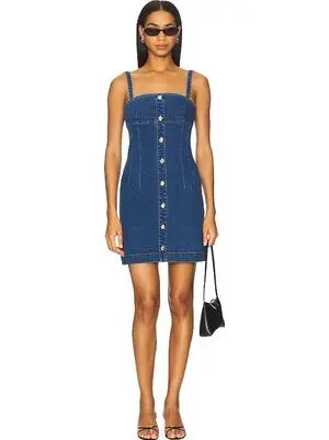 KARINA GRIMALDI Rio Denim Mini Dress - Navy