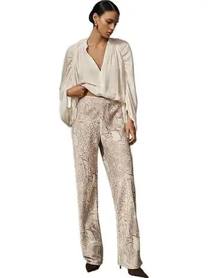 Anthropologie The Tilda Printed Pants - Snake