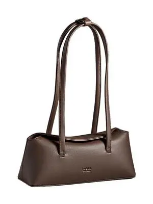 FREJA Mini Chrystie Shoulder Bag Brown