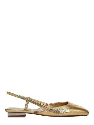 Franco Sarto Telica Slingback Flats - Gold
