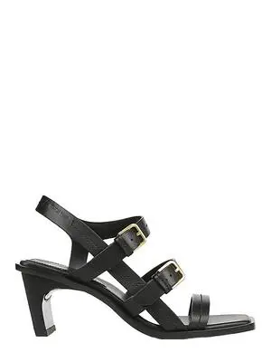 Franco Sarto Frances Heeled Sandals - Black