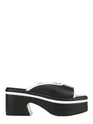 Franco Sarto Fernanda Platform Slide Sandals - Black