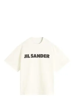 JIL SANDER Logo T-shirt - Porcelain