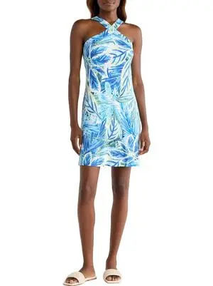 Tommy Bahama Darcy Frond Grove Mini Dress - Blue Sky