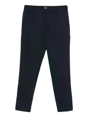BOSS Straight Leg Trousers - Blue