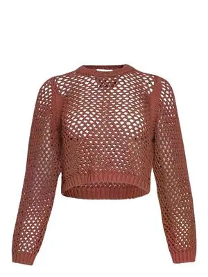 DIOTIMA Highgate Open-knit Sweater - Brown