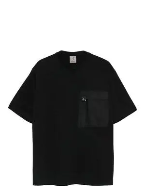 RHUN Patch-pocket Cotton T-shirt - Black